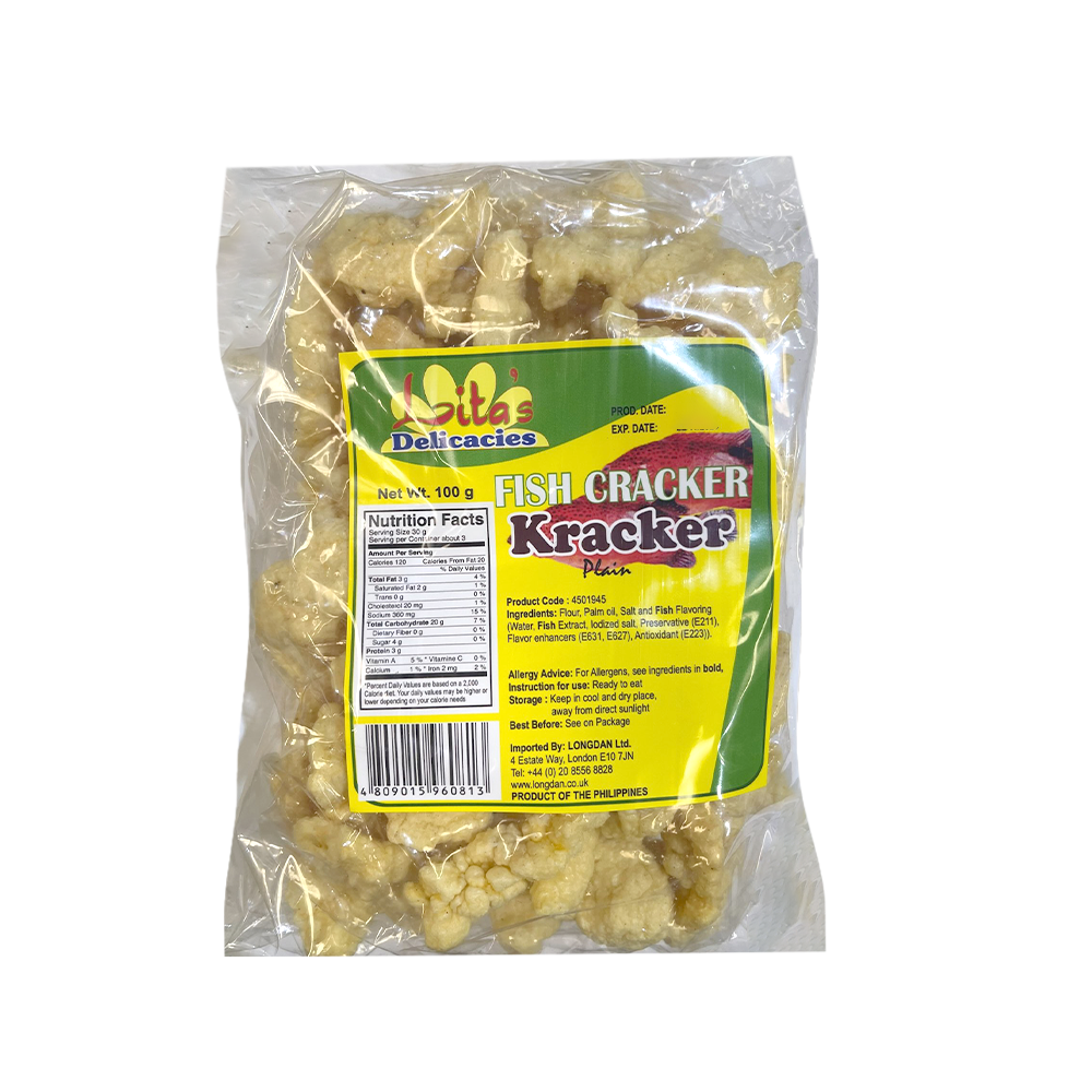 Lita’s Fish Cracker Spicy 200g – Only Filipino