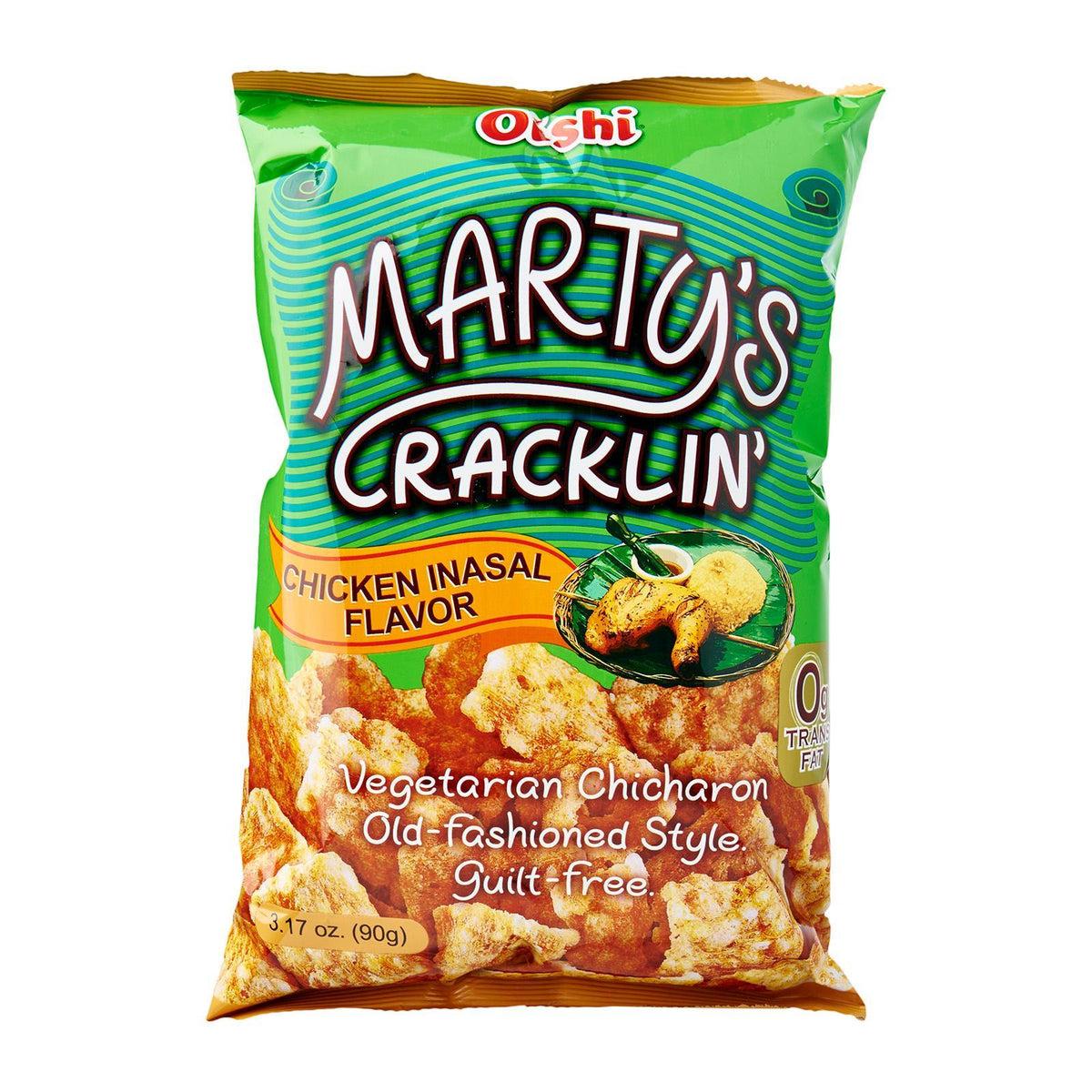 Oishi Marty's Cracklin' Chicken Inasal Flavour 90g – Only Filipino